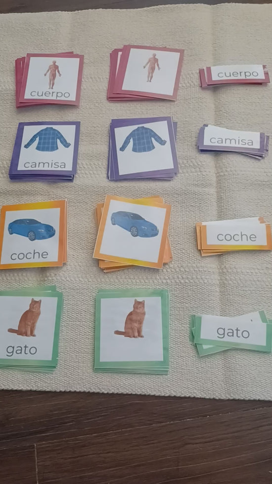 Early Spanish Skills - Printable Montessori Materials - Ages 3 and Old ...